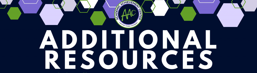Resources | Academic Achievement Center